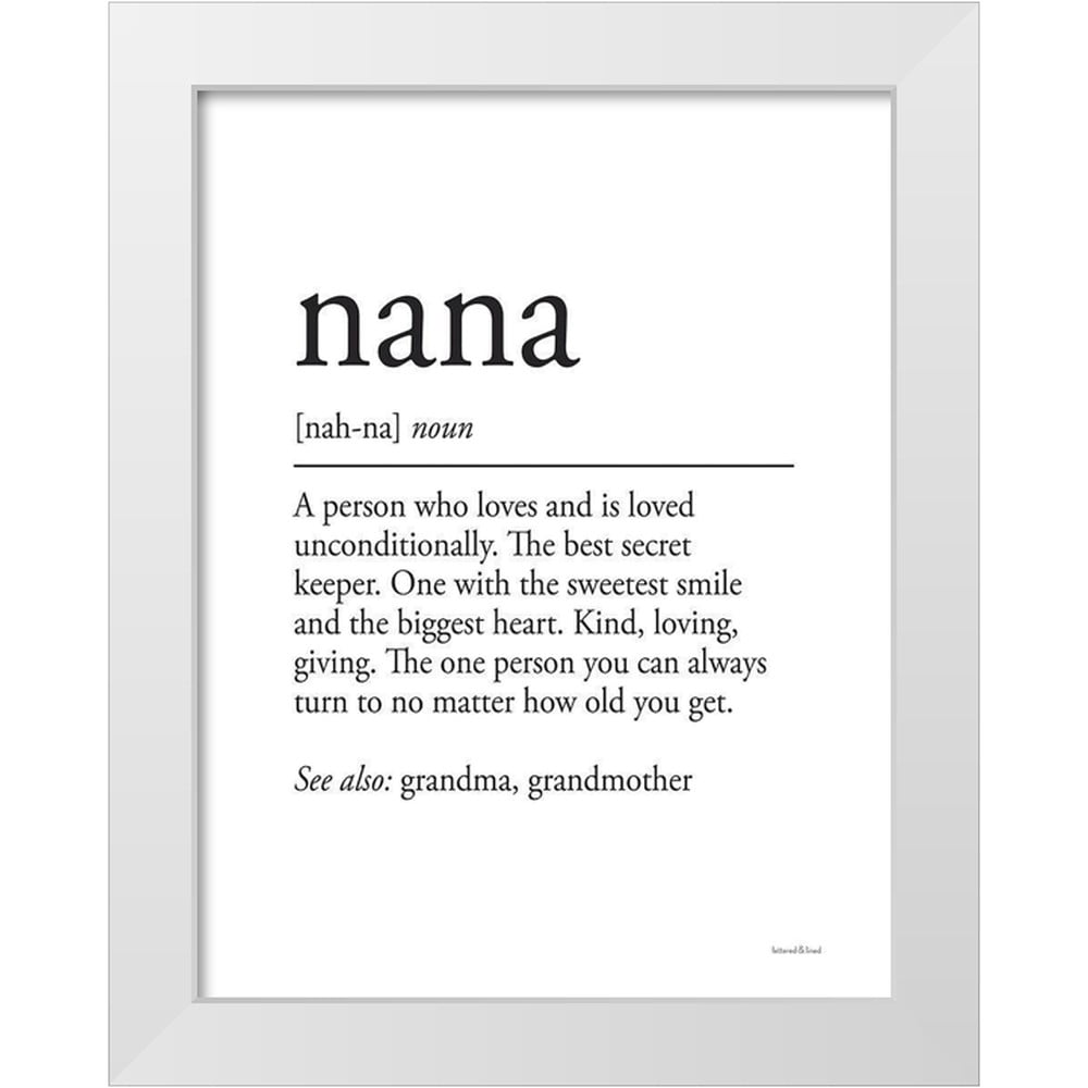 Lettered and Lined 15x18 White Modern Wood Framed Museum Art Print ...