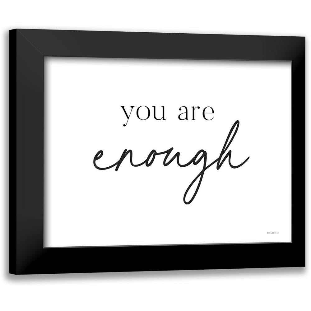 Lettered and Lined 18x15 Black Modern Framed Museum Art Print Titled ...