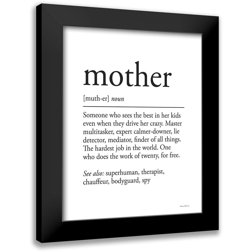 Lettered and Lined 19x24 Black Modern Framed Museum Art Print Titled ...