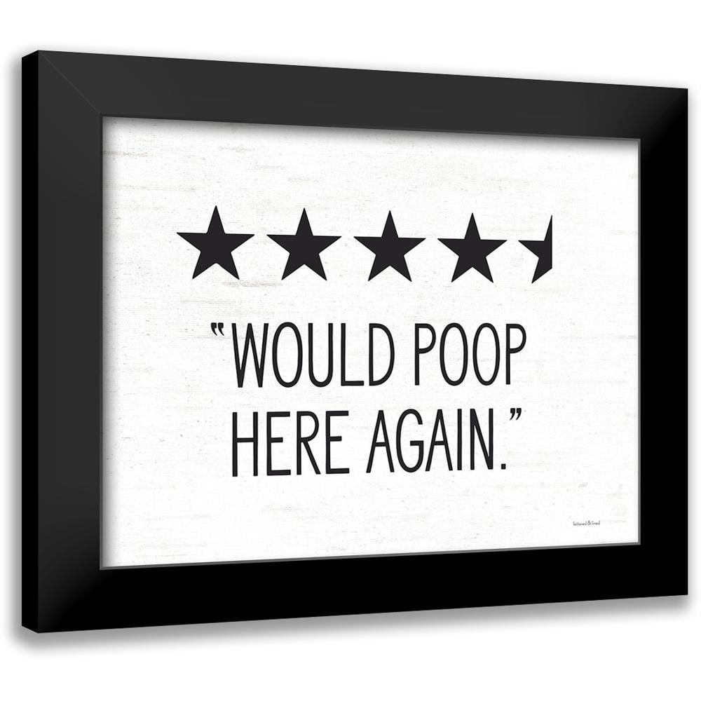 Lettered and Lined 24x19 Black Modern Framed Museum Art Print Titled ...