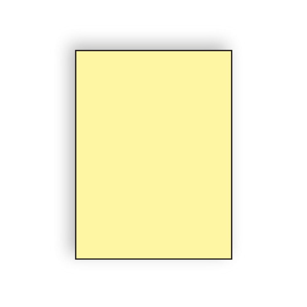 Letterhead, 8-1/2" x 11", 24#, Recycled, Canary Pastel Colored (Box of ...