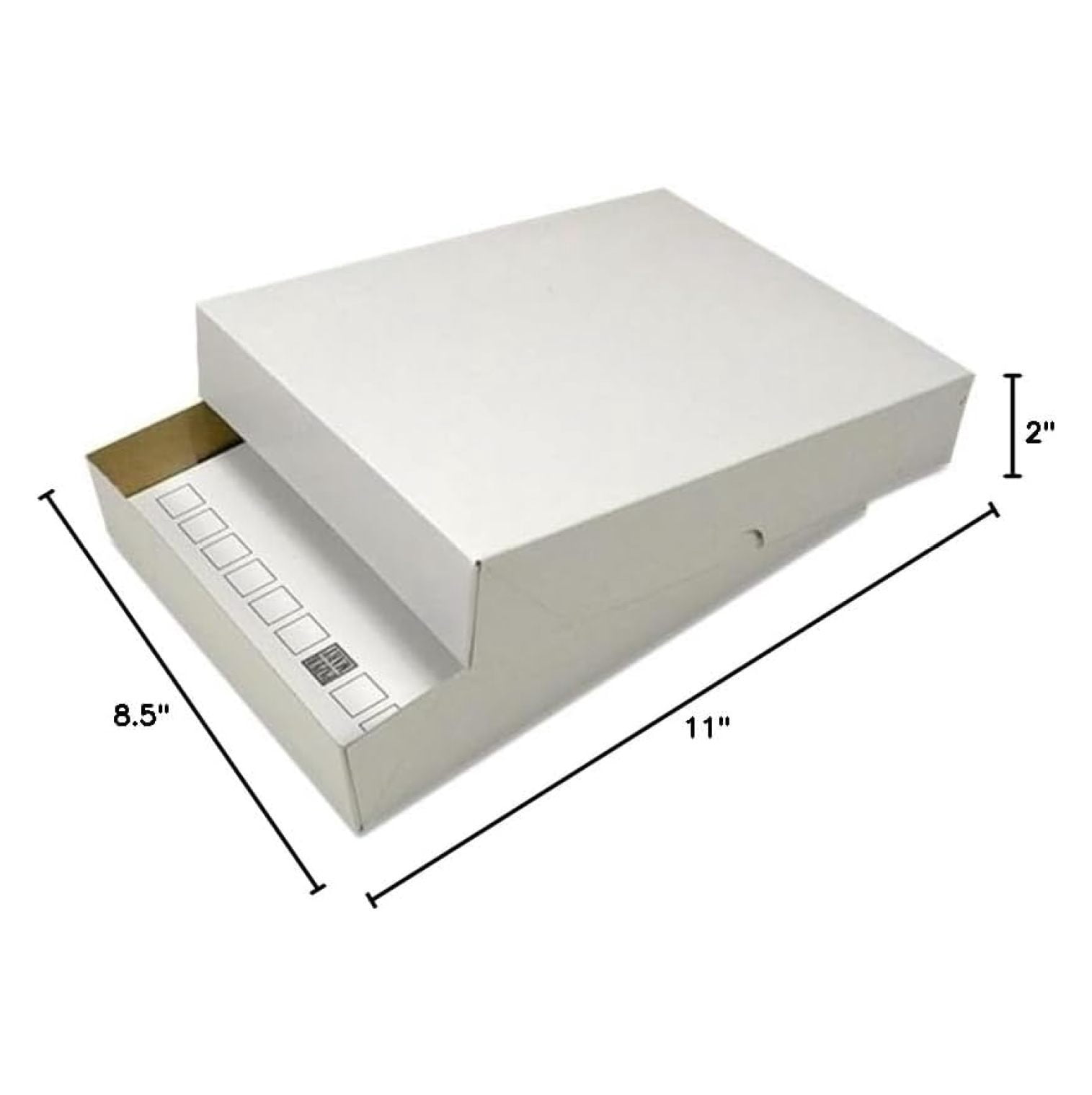 Letterhead Boxes for Small Businesses, Storage Box for 8 ½ x 11 Paper ...