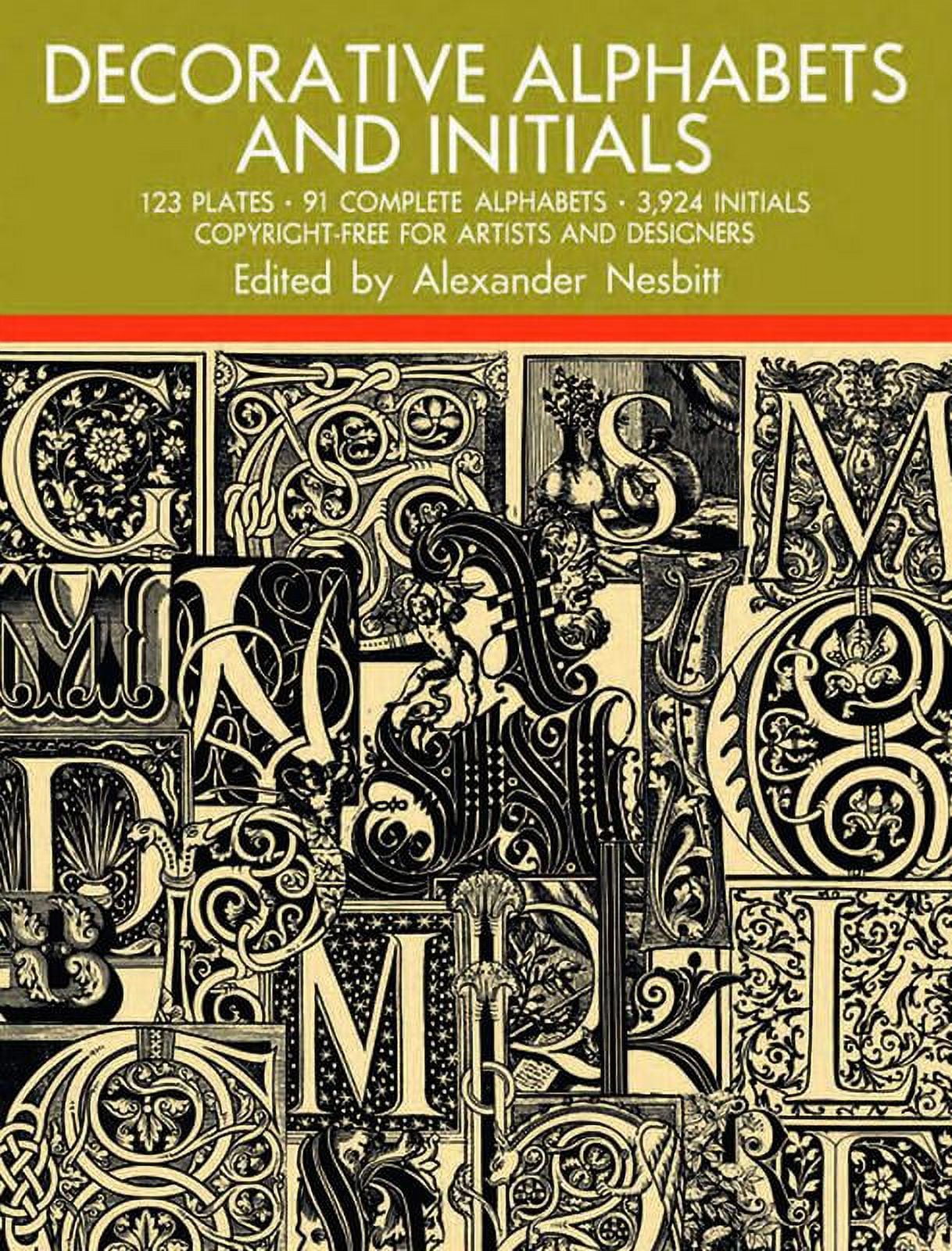 Lettering, Calligraphy, Typography Decorative Alphabets and Initials ...