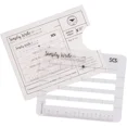 Lettering Envelope Addressing Stencil- Template Ruler Guide for ...