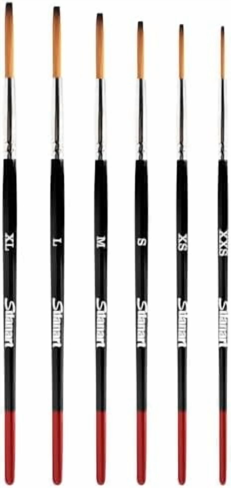Lettering Quill Brushes, 6 pcs Lettering Brushes for Sign Painting ...
