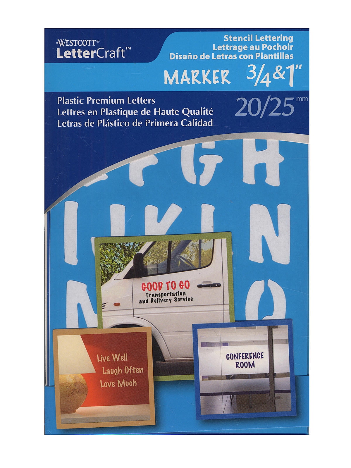 Lettering Stencil Guides capitals, lowercase, and numbers, marker felt ...