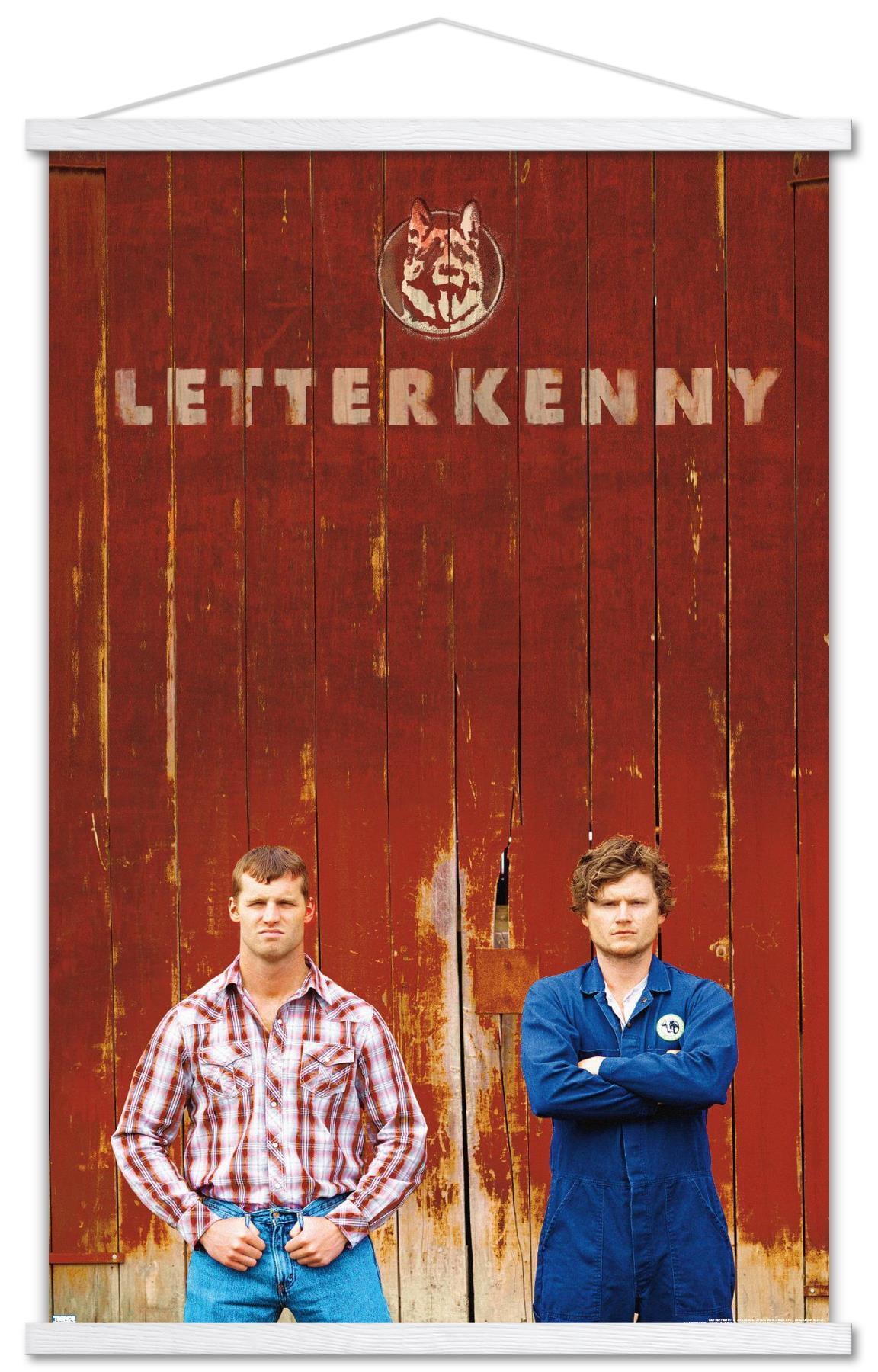 Letterkenny - Key Art Wall Poster with Magnetic Frame, 22.375" x 34 ...