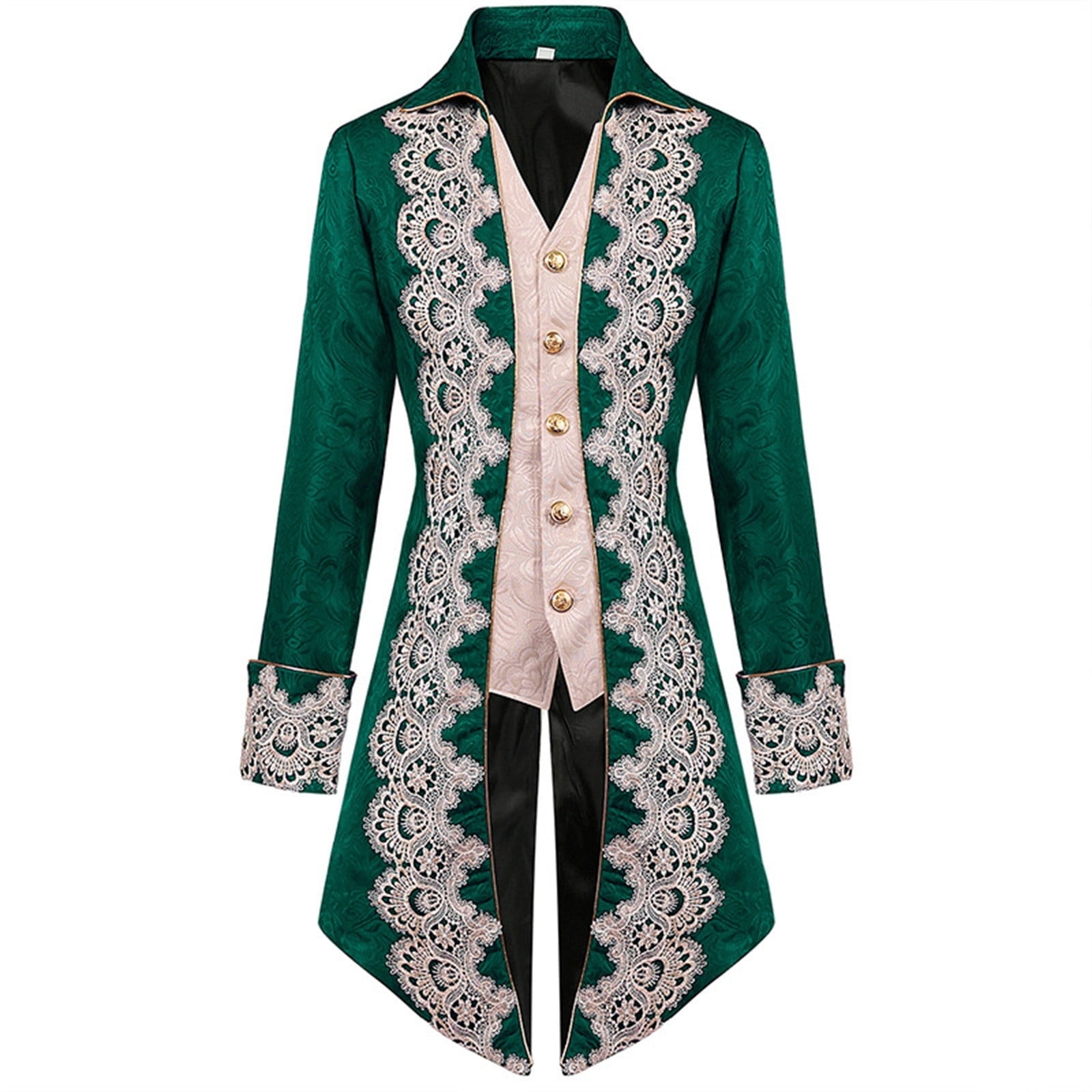 Letterman Jacket For Men Long Steampunks Vintage Tail Gothic Victorians ...
