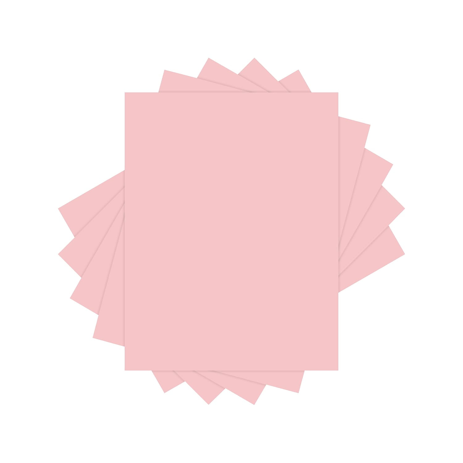 Lettermark Colors 30% Recycled Colored Paper 20 lbs. 8.5" x 11" Pink ...