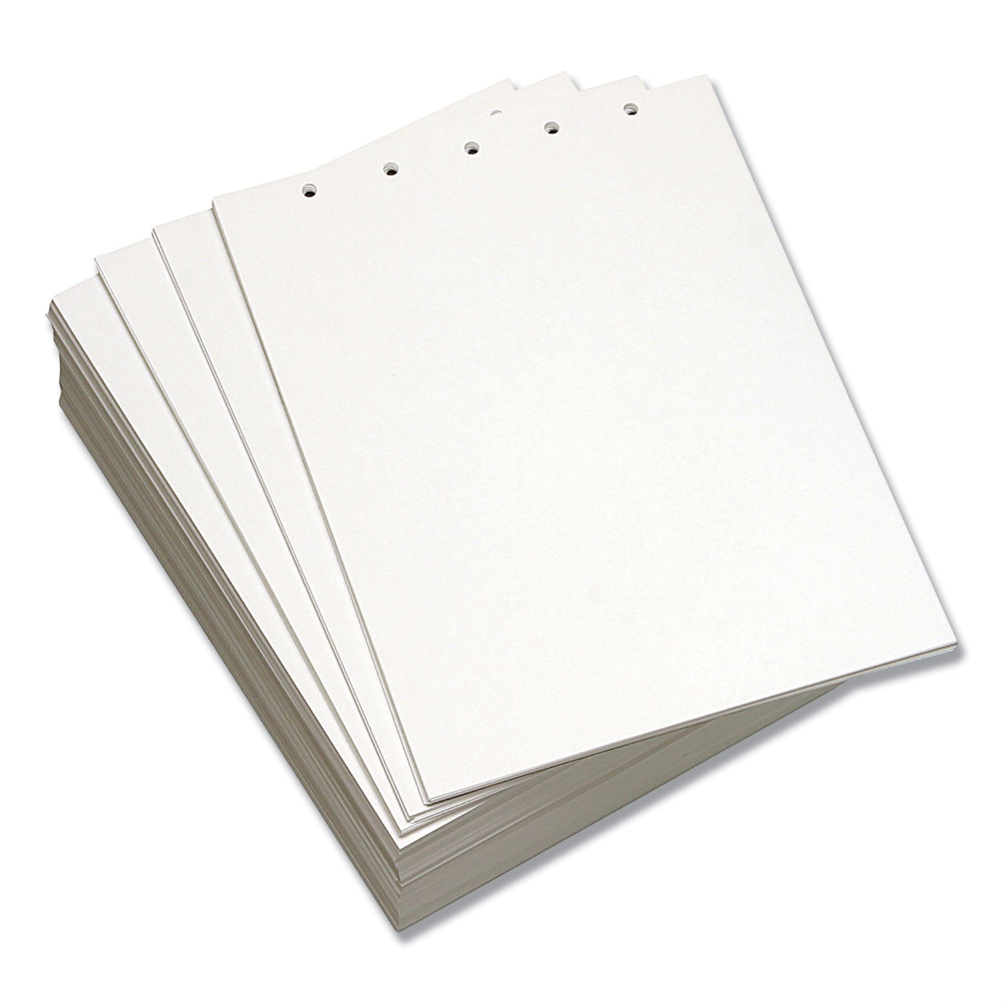 Lettermark Custom Cut-Sheet Copy Paper, 92 Bright, 5-Hole (5/16") Top ...