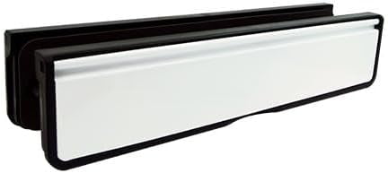 Letterplate 12" in White, Telescopic Sleeved Letter Box for uPVC Doors ...