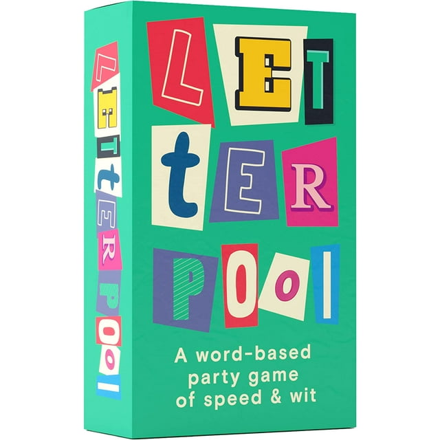 Letterpool Fast Thinking Fun Party Word Game for Adults & Teens to ...