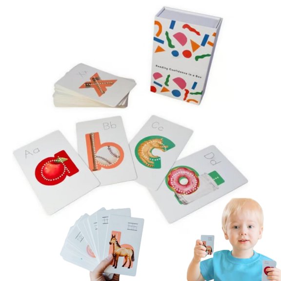 Hygloss Upper Case & Lower Case Alphabet Cards, 60 Cards - Walmart.com