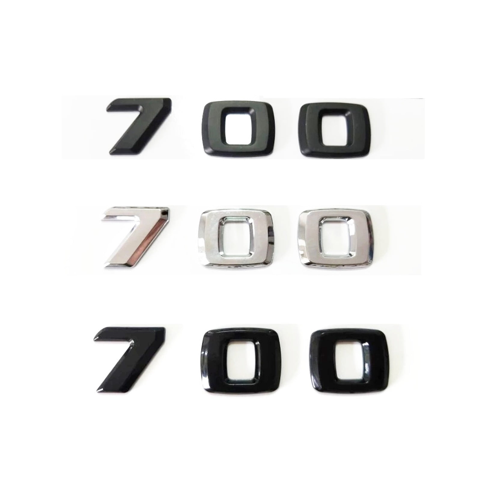 Letters Number Trunk Emblems 700 Emblem Fit For BRABUS 700 Emblem ...