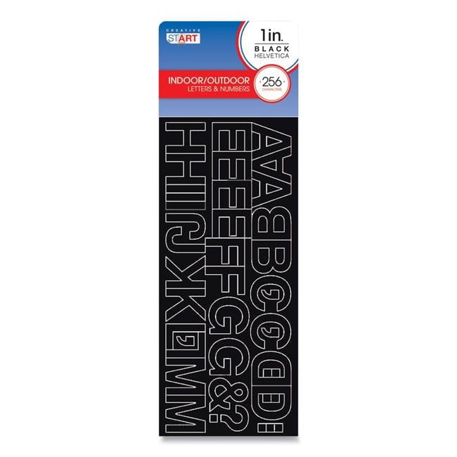 Letters, Numbers & Symbols - 256 Characters Stickers - Walmart.com