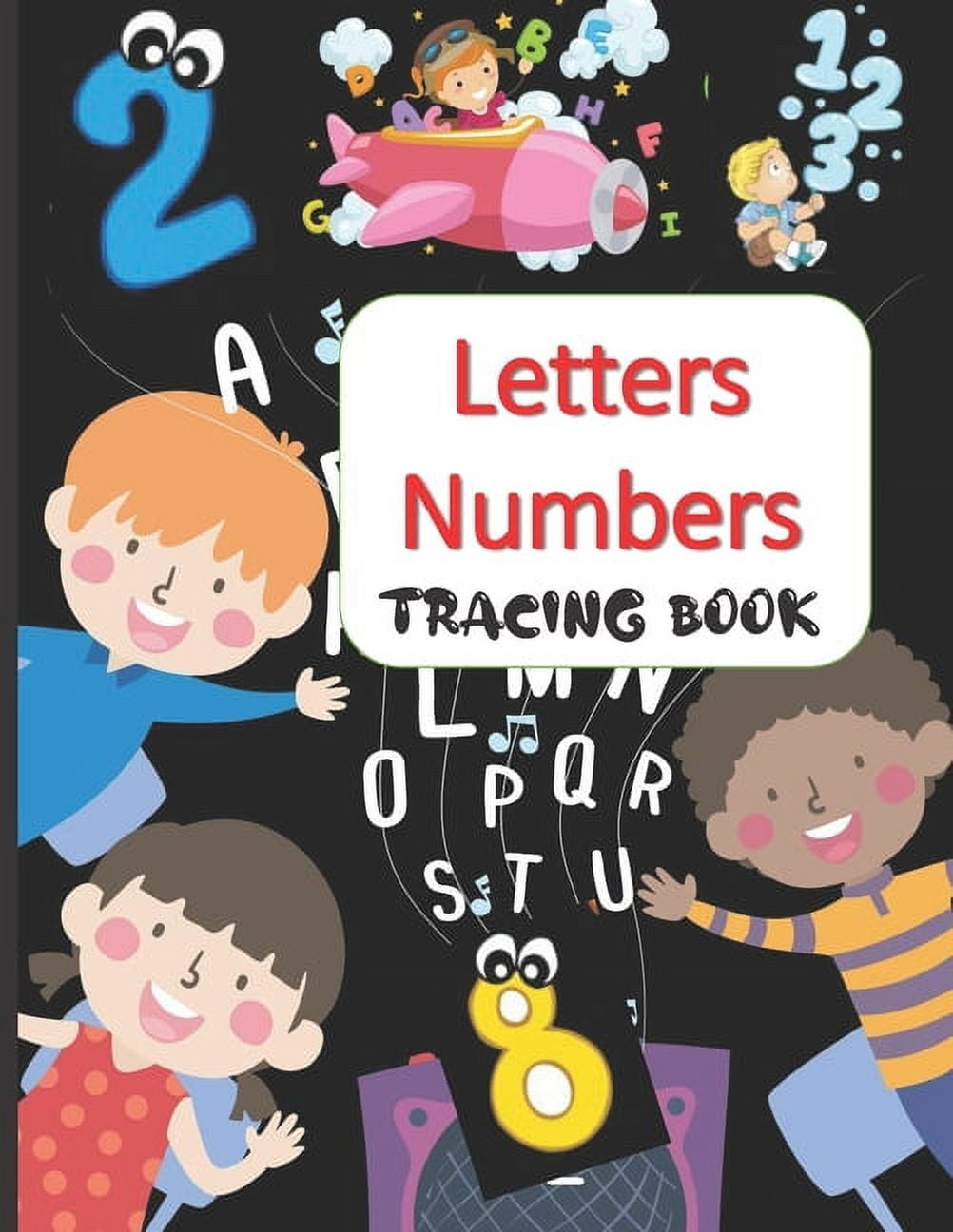 Letters Numbers Tracing Book - Walmart.com