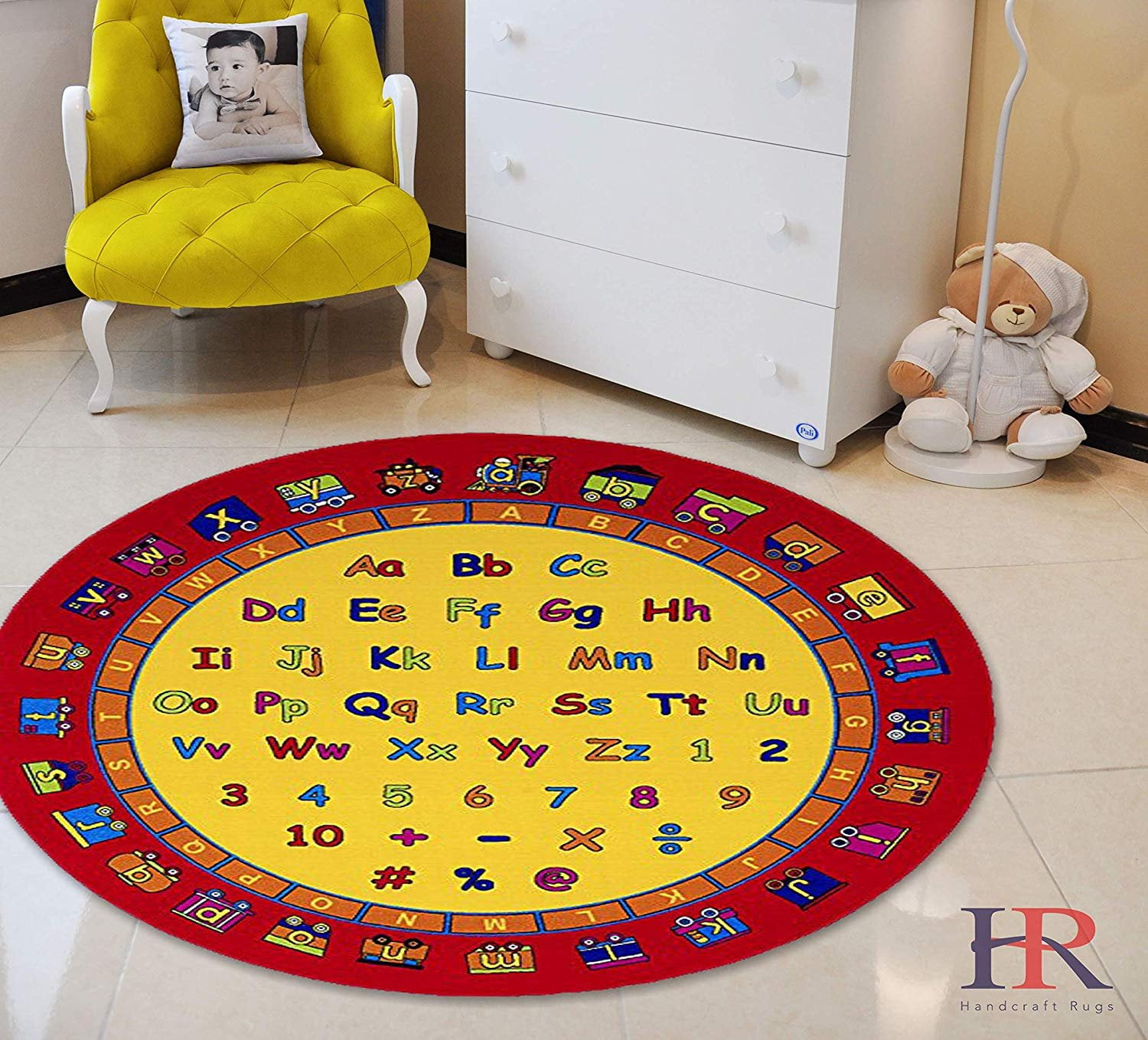 Letters/Numbers/math symbols Kids Educational play mat Rug For School ...