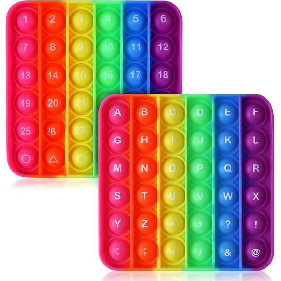 Pop It Letters And Numbers