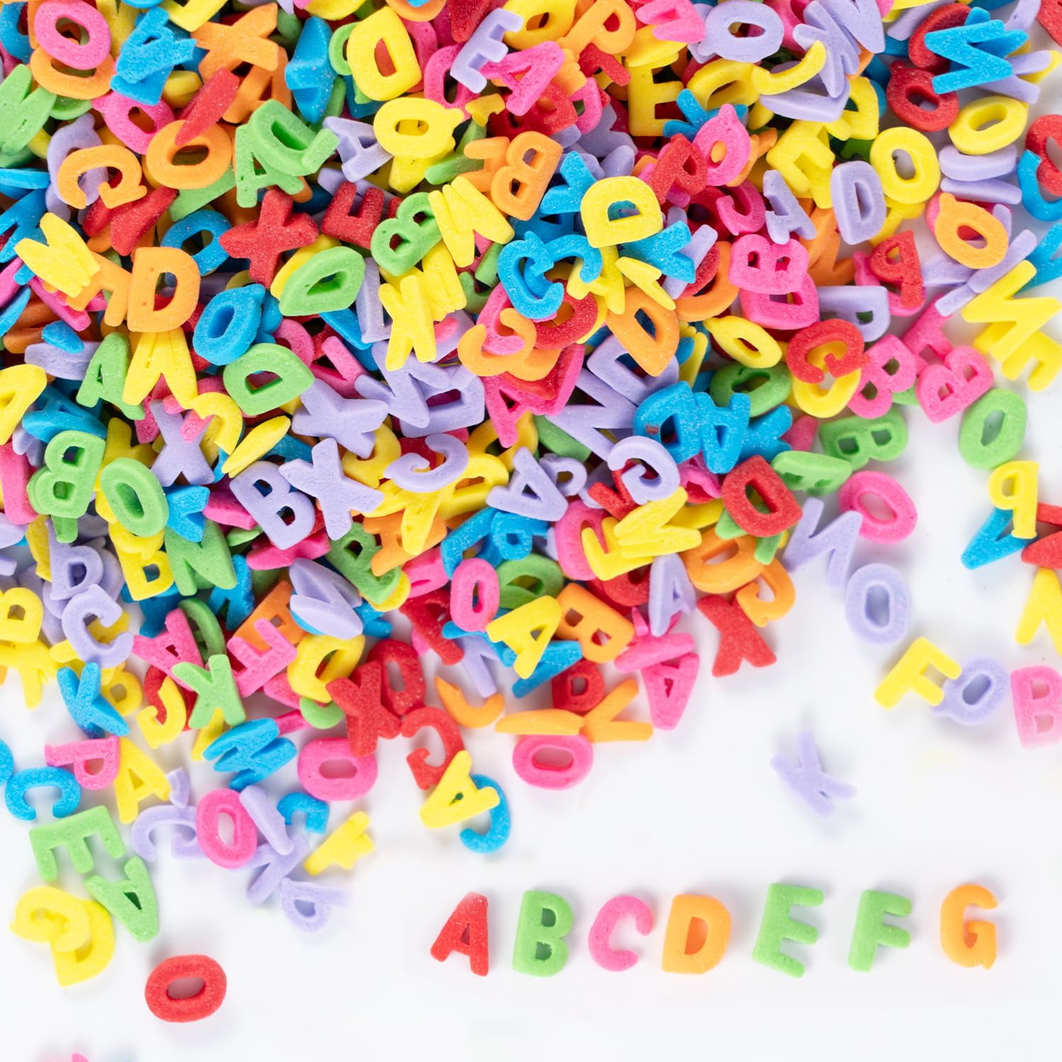 Letters Sprinkles for Cake DEF29 Decorating 7 Ounces Confetti Sprinkles ...