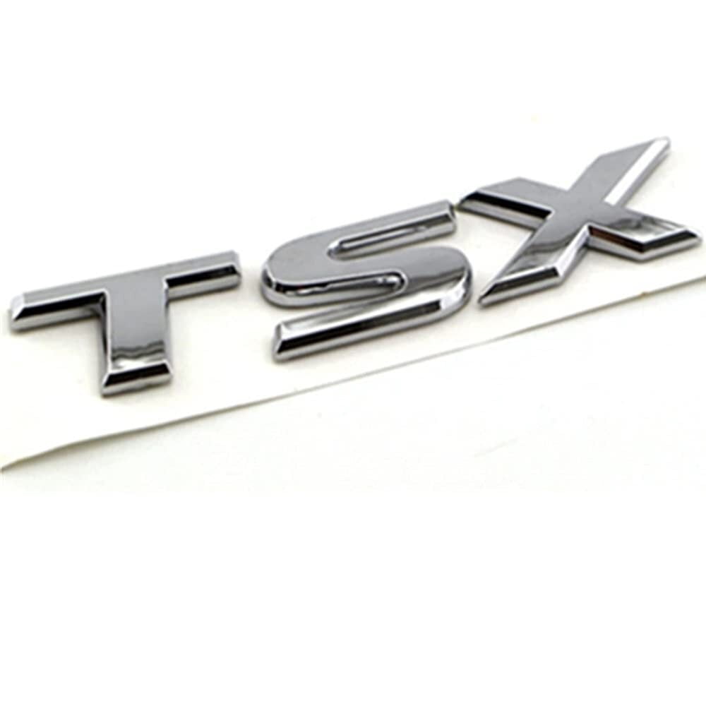 Letters TSX Badge Emblem Logo Decal Replace Fit for Acura TSX Rear ...