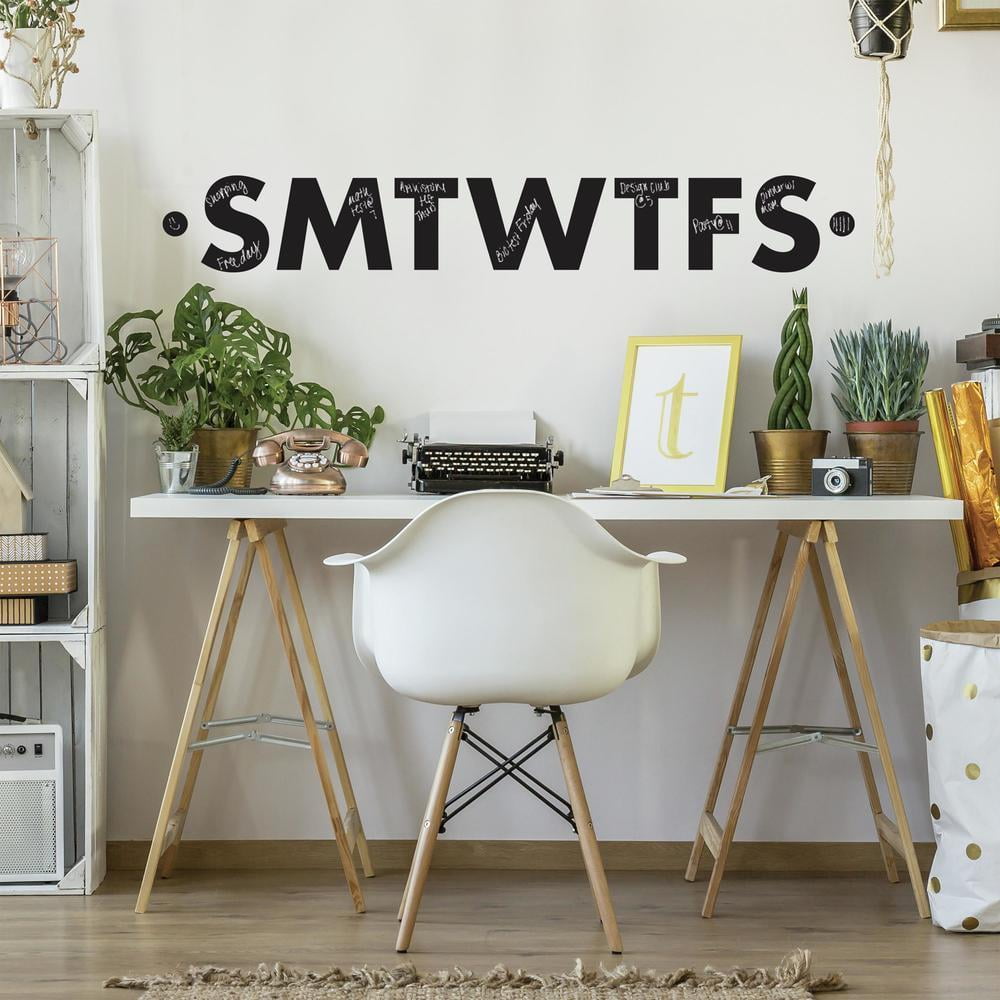 Letters of the Week Chalk Peel and Stick Wall Decals - Walmart.com