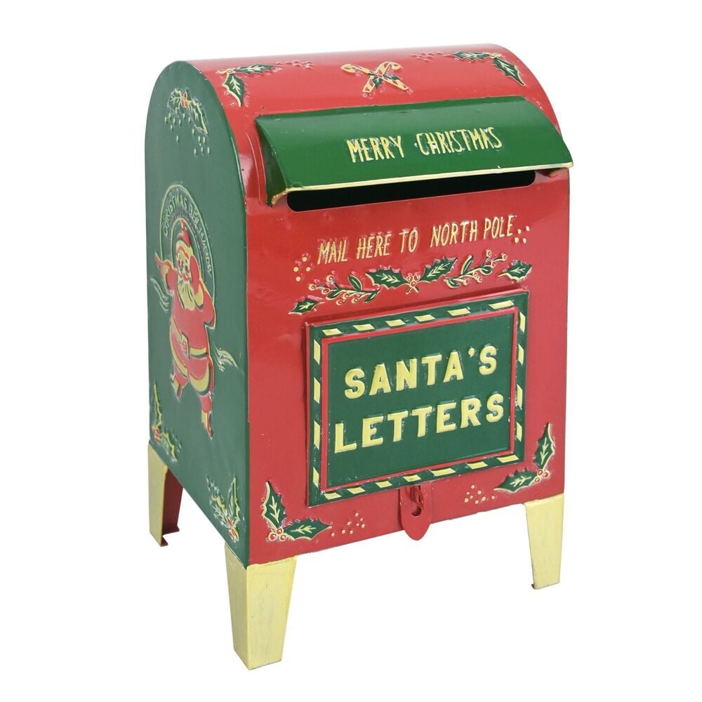 Letters to Santa Mailbox Christmas Mailbox Decoration Xmas Tabletop ...
