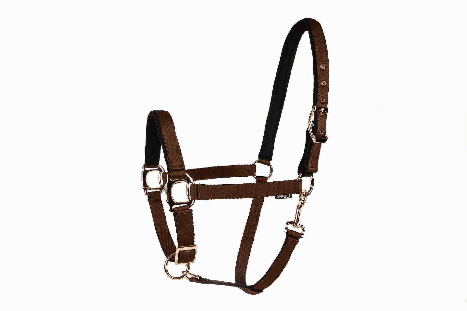 Lettia Rosegold Padded Leather Breakaway Halter - Walmart.com