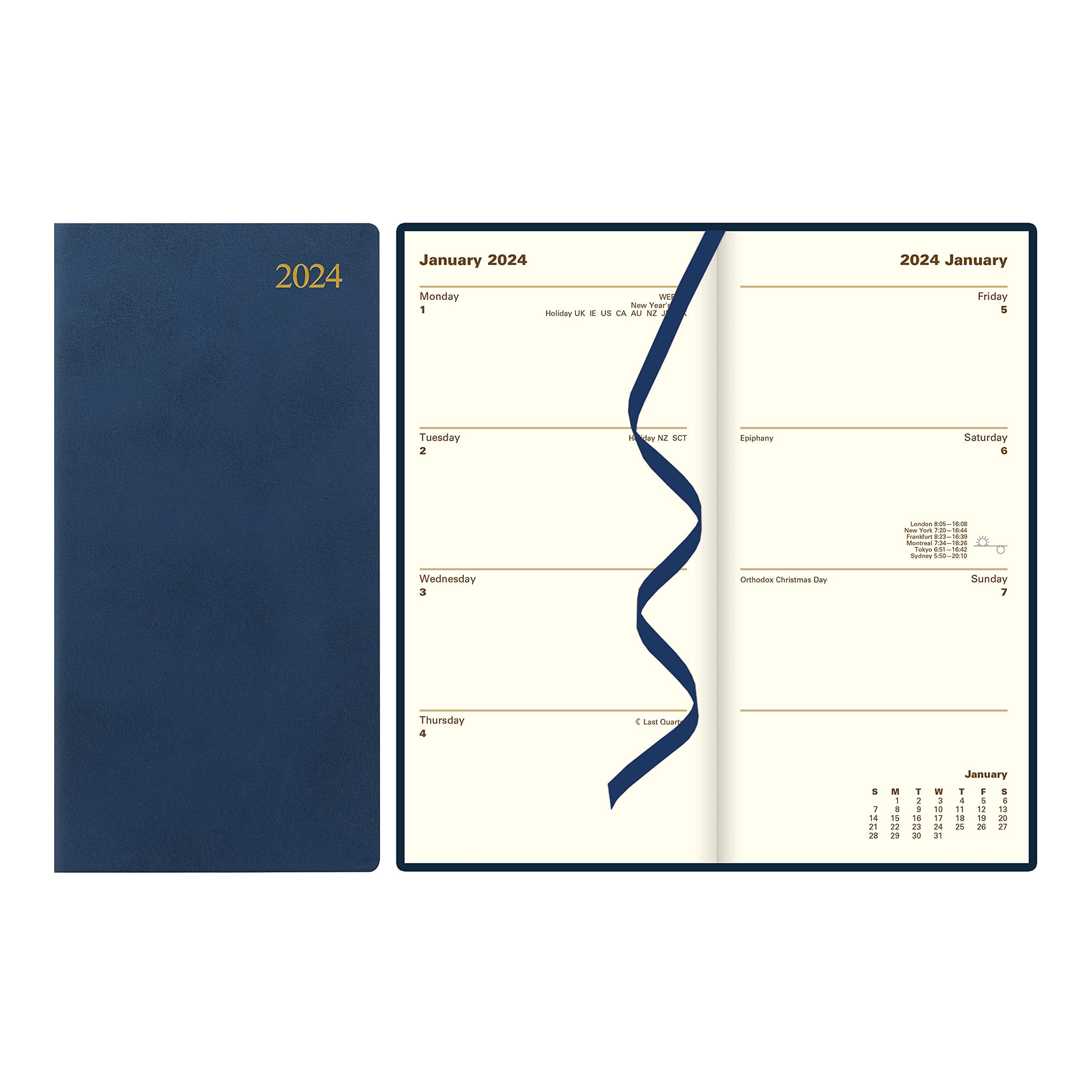Letts of London Signature Weekly/Monthly Planner, 12 Months, January to ...