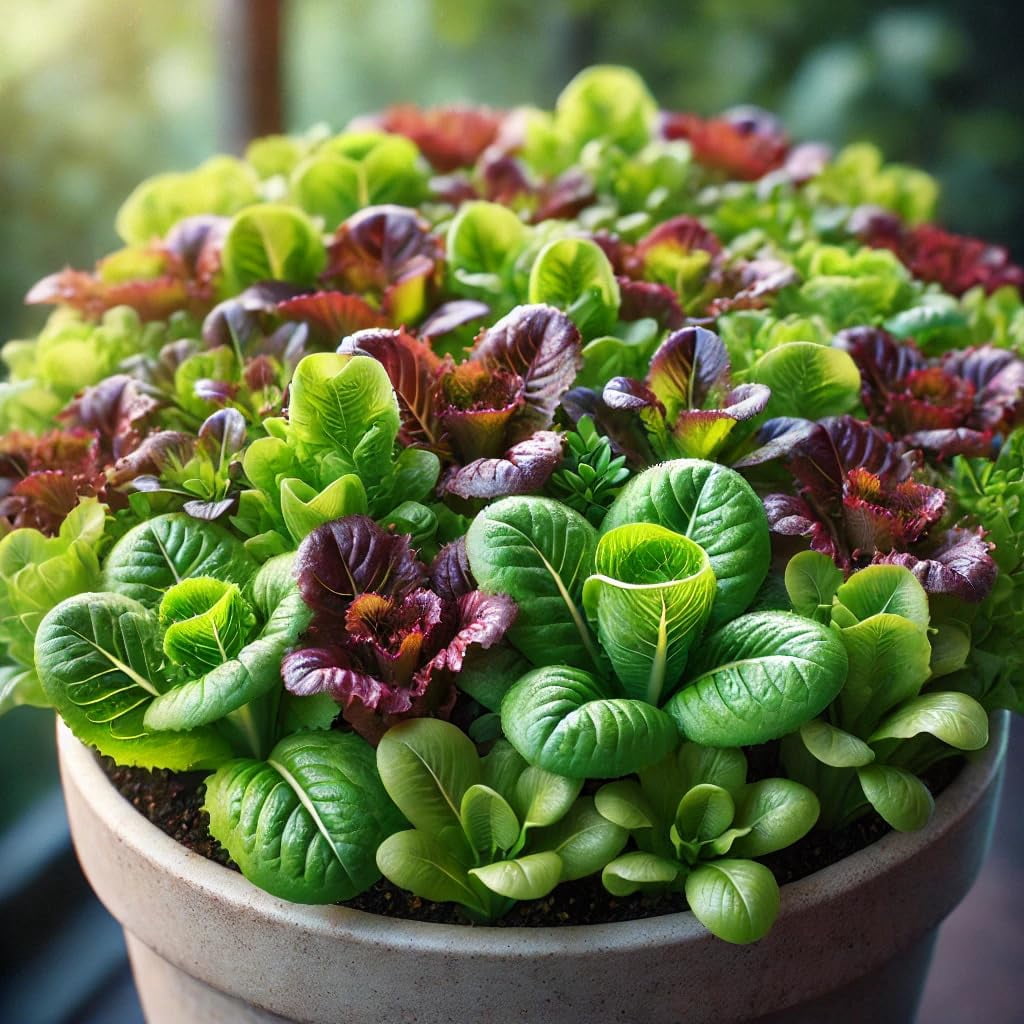 Lettuce Baby VitaminITSC Mix Seeds - Fast-Growing Annual Leafy Greens ...