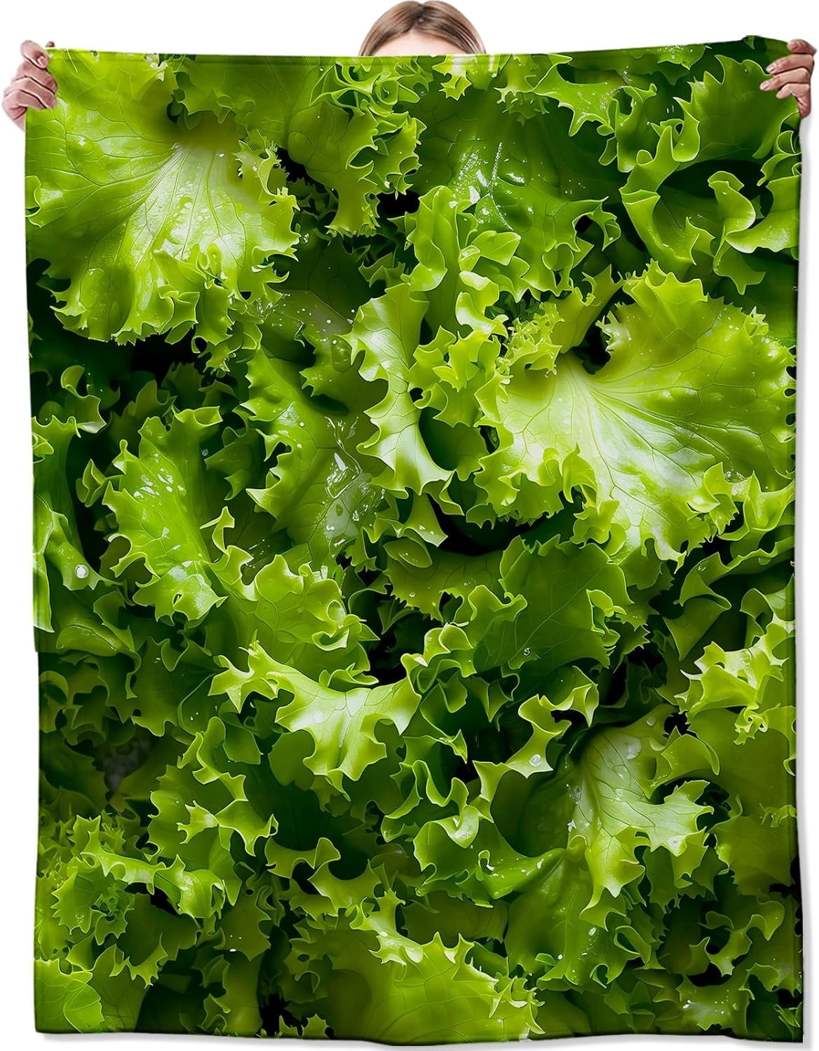 Lettuce Blanket,Gifts for Food Lovers,Lightweight Flannel Throw ...