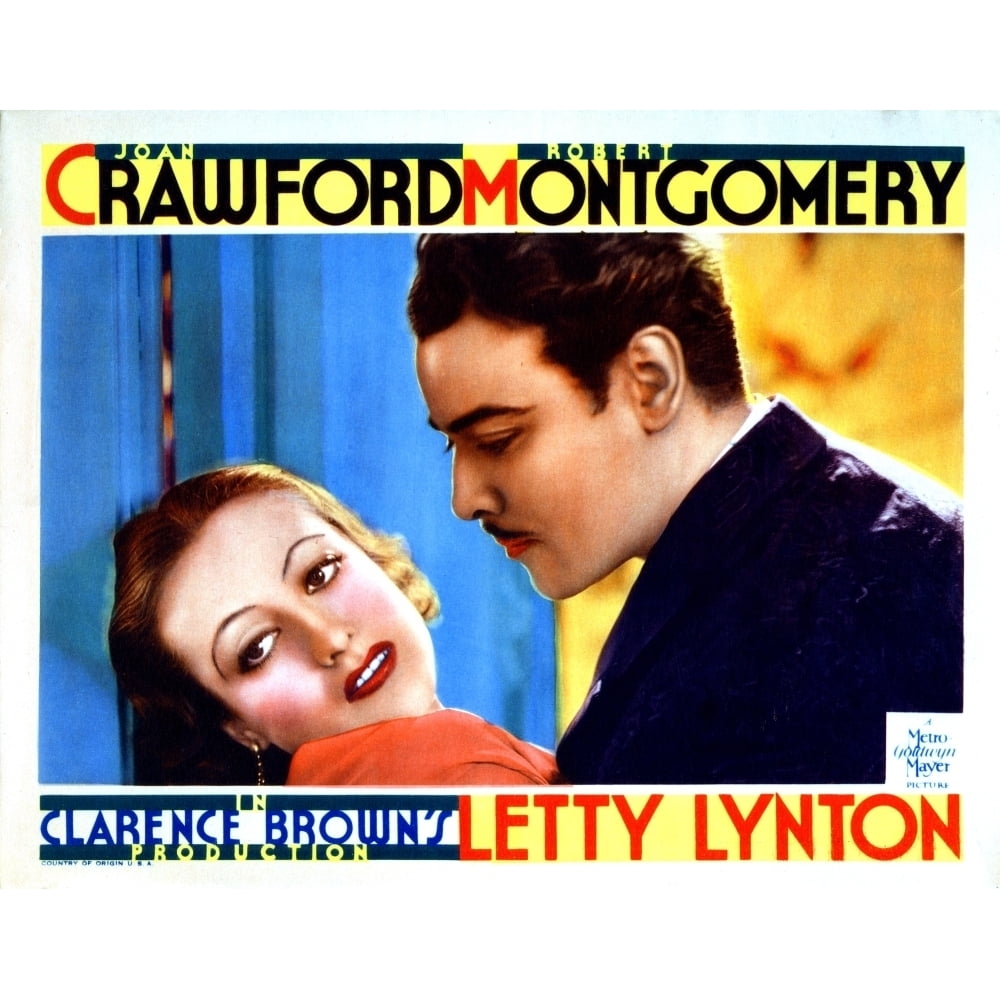 Letty Lynton Movie Poster Masterprint (28 x 22) - Walmart.com