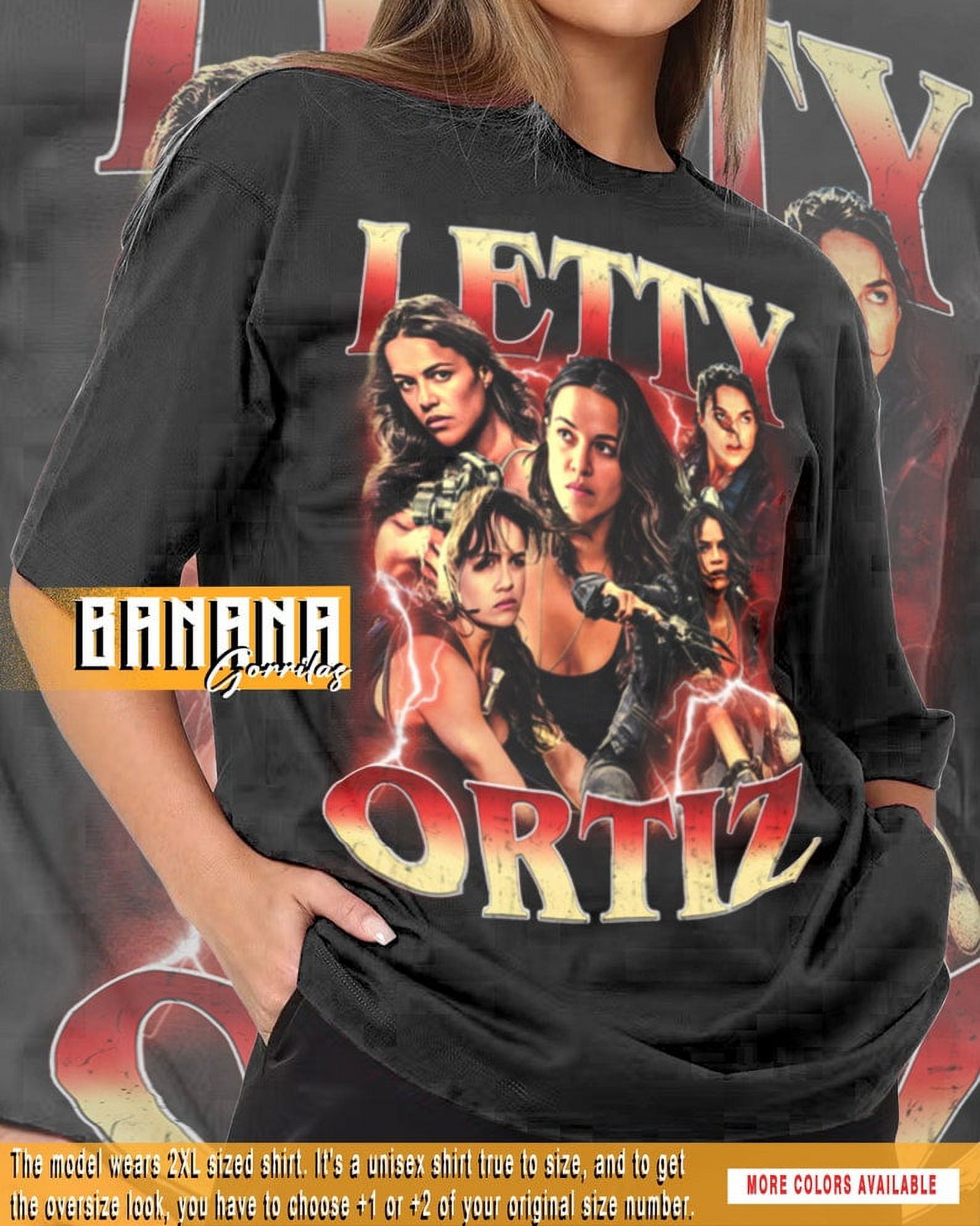 Letty Ortiz Shirt, Character Letty Movie Classic Vintage retro 90s ...