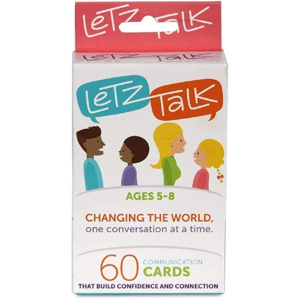 Letz Talk Communication Cards for Kids - Conversation Cards to Build ...