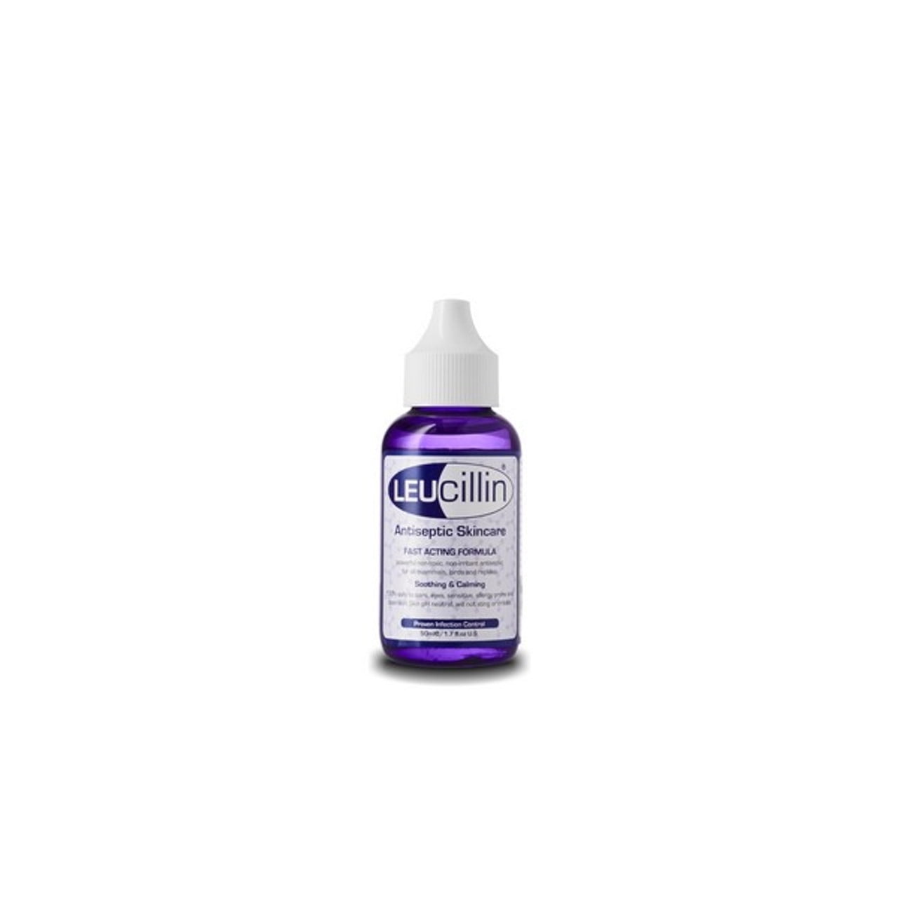 Leucillin Non Toxic Anticeptic Animal Dog Skin Dropper 50ml - Walmart.com