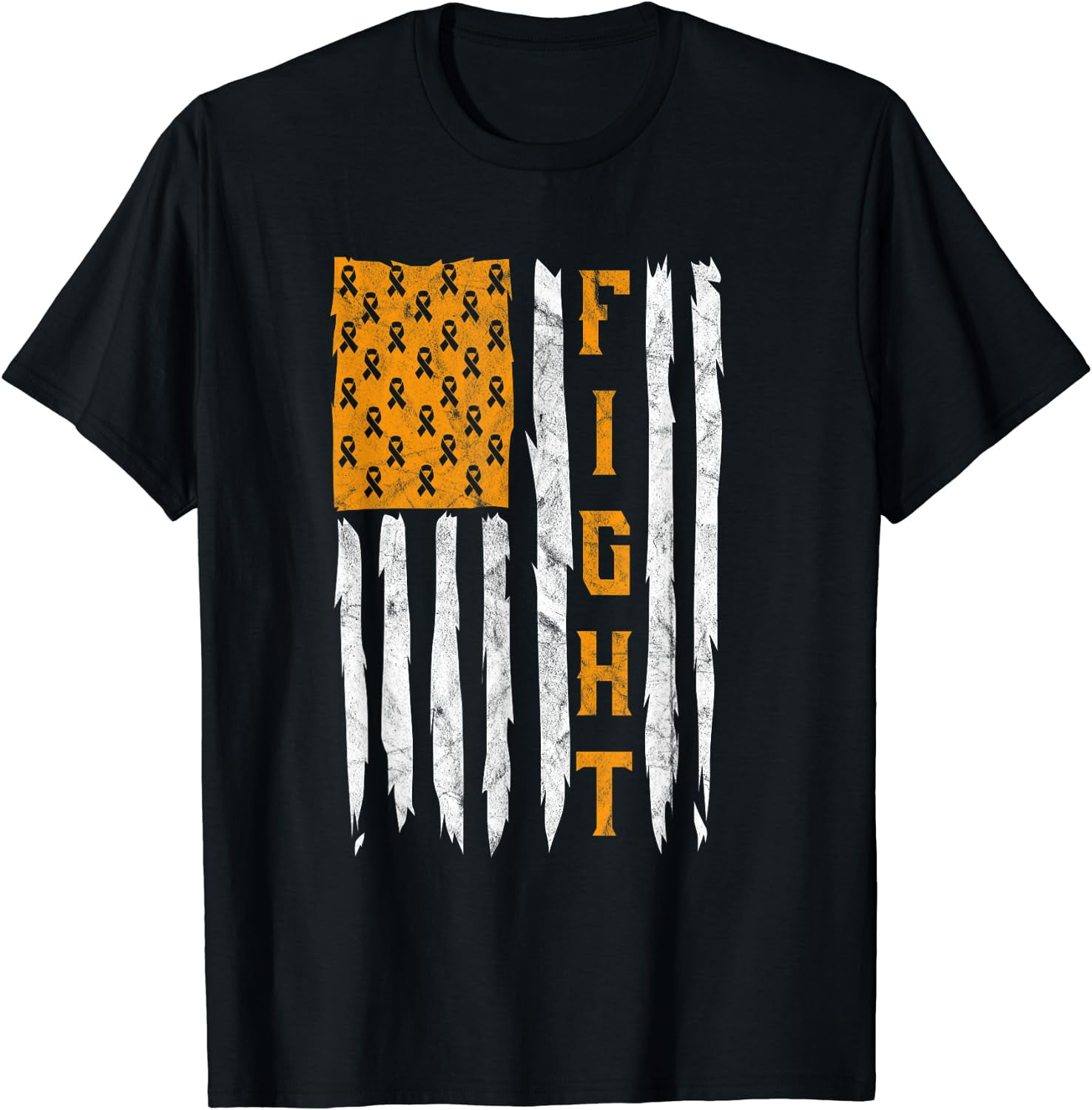 Leukemia Awareness Month American Flag Blood Cancer T-Shirt - Walmart.com