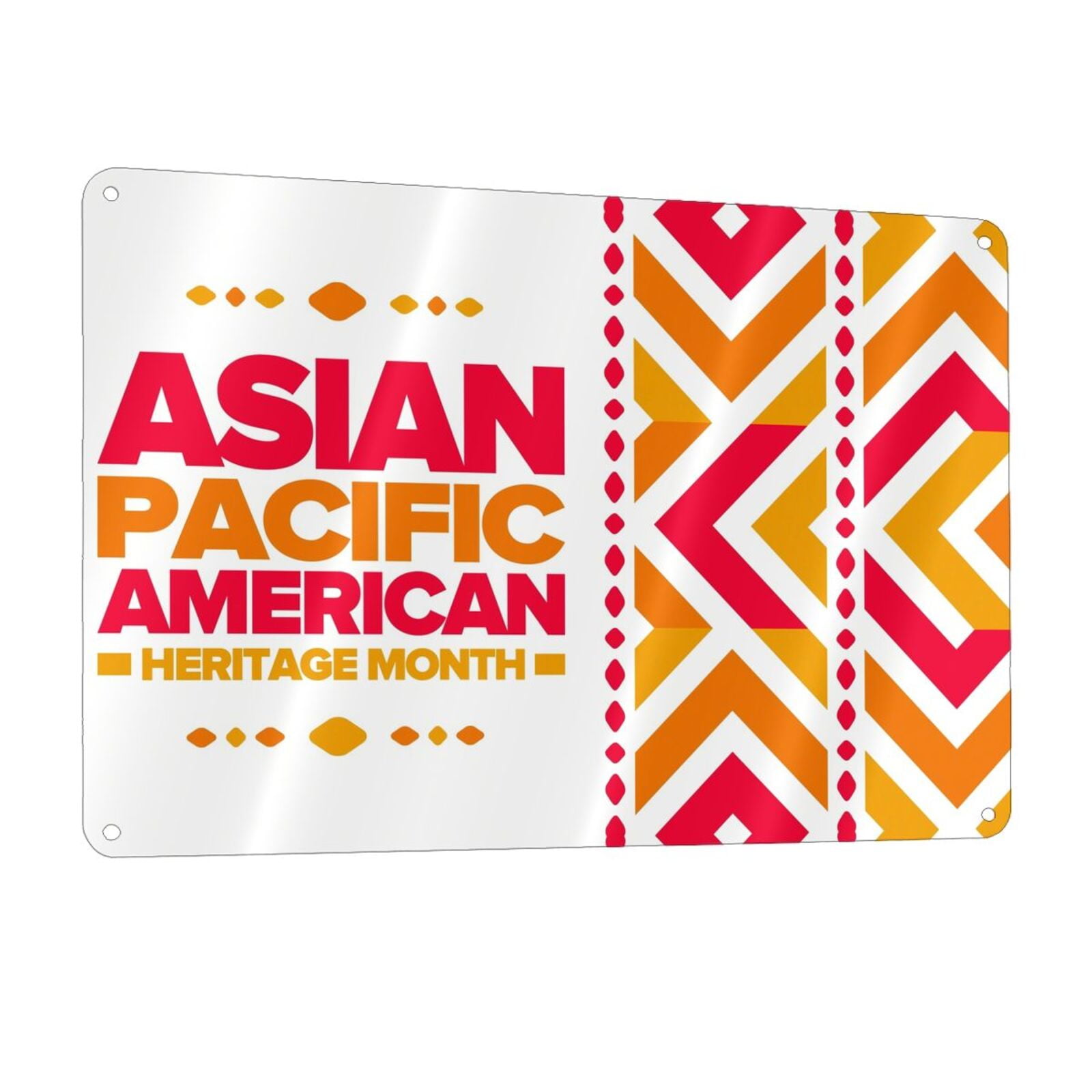 Asian American And Pacific Islander Heritage Month Sign 12x8in Indoor ...