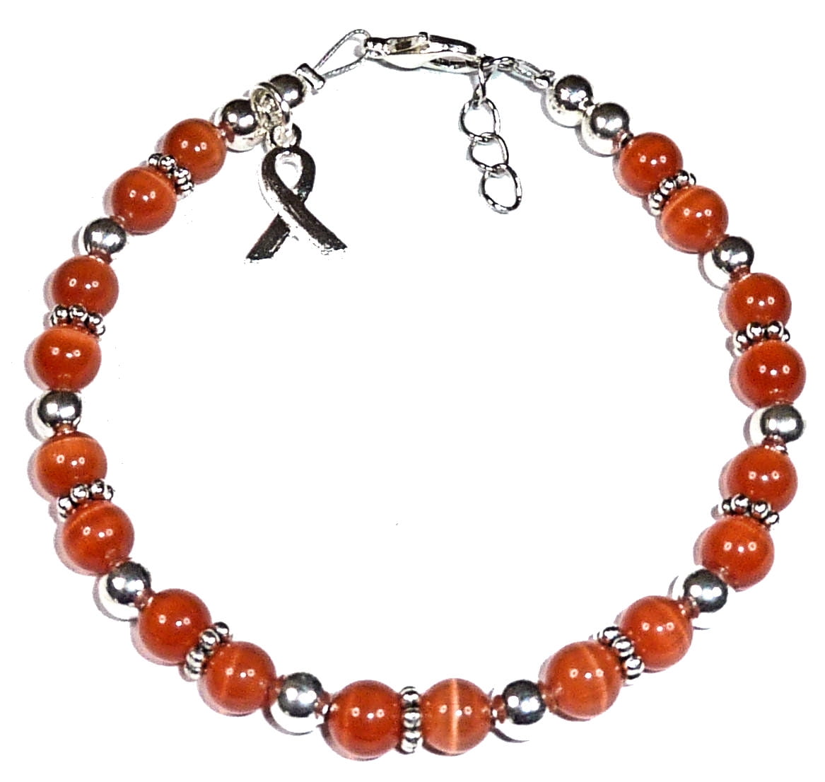 Leukemia Bracelet - Orange Cancer Awareness Bracelet by Hidden Hollow ...