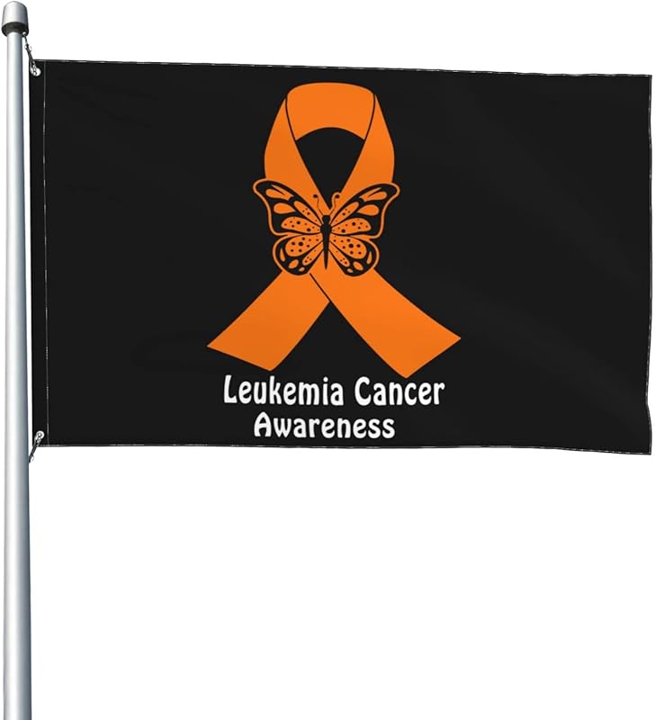 Leukemia Cancer Awareness Flags 4x6 Ft Banner Patio Lawn & Garden ...