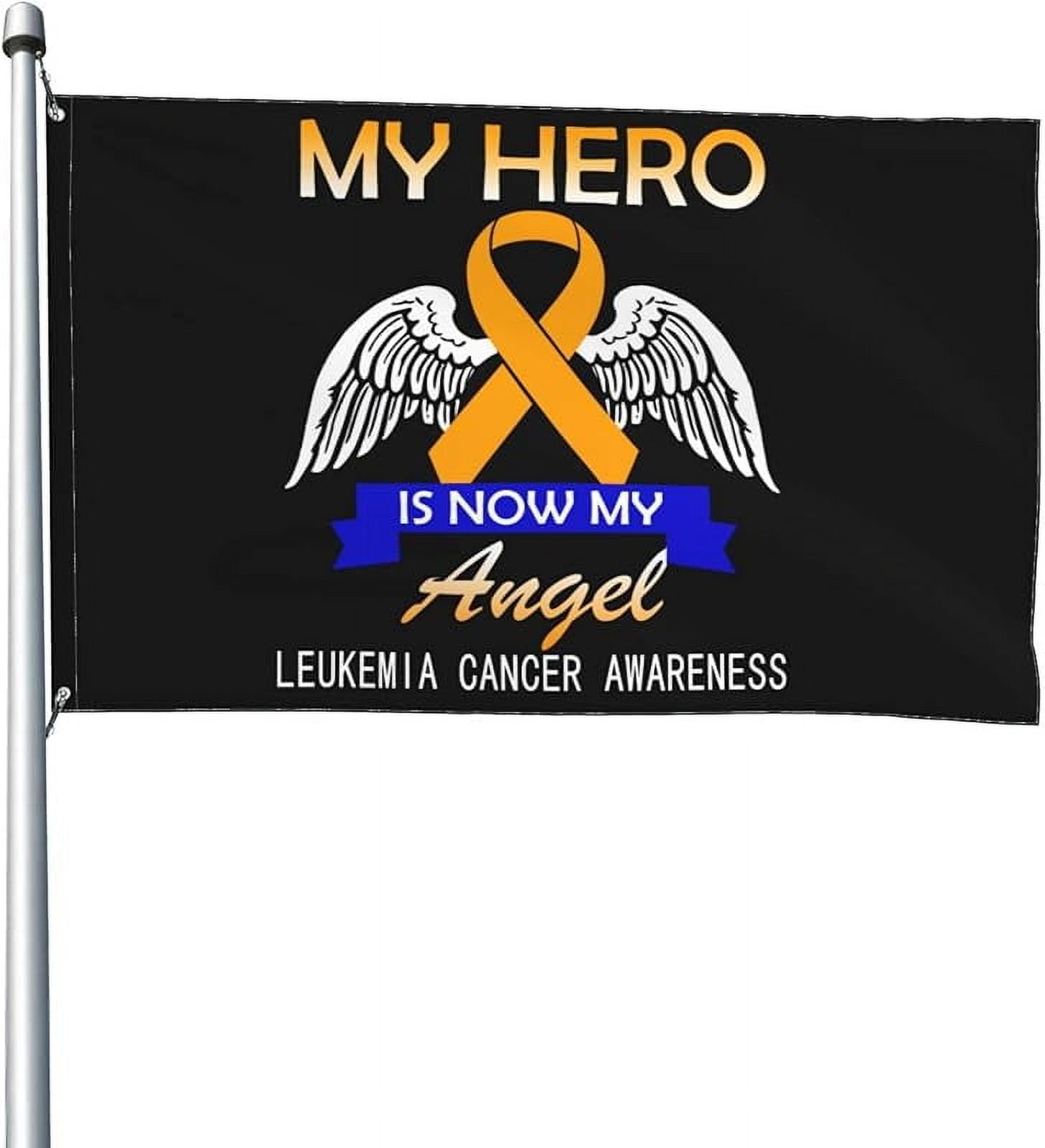 Leukemia Cancer Awareness Flags 4x6 Ft Banner Patio Lawn & Garden ...