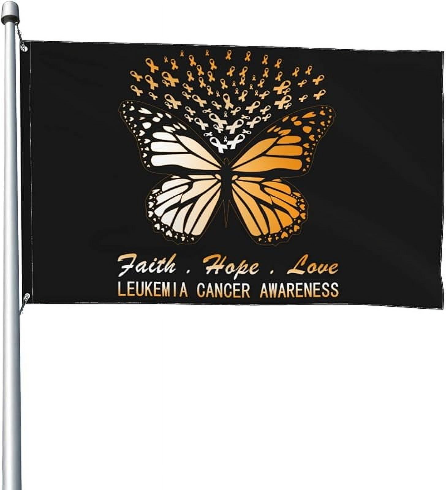 Leukemia Cancer Awareness Flags 4x6 Ft Banner Patio Lawn & Garden ...