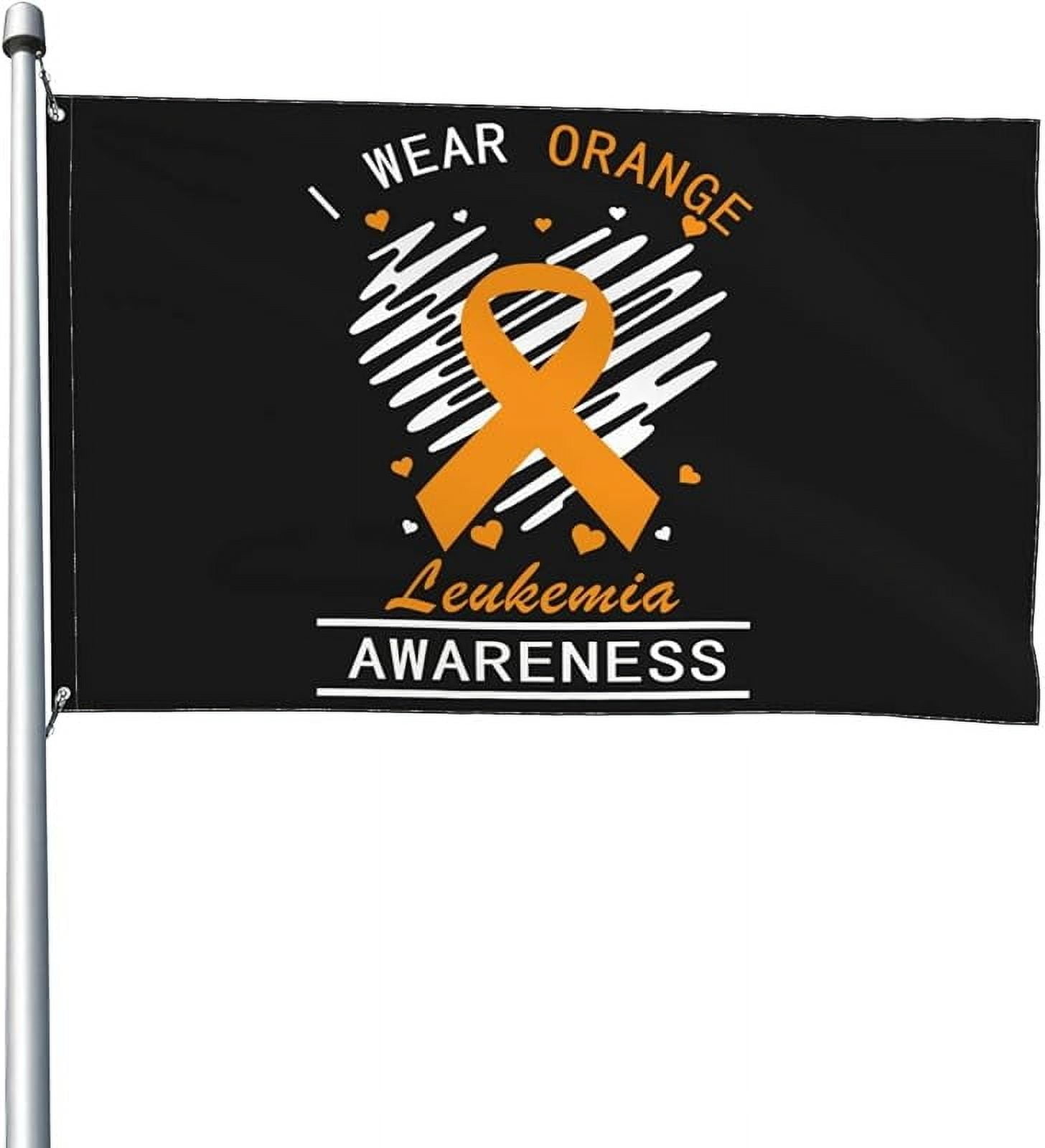 Leukemia Cancer Awareness Flags 4x6 Ft Banner Patio Lawn & Garden ...