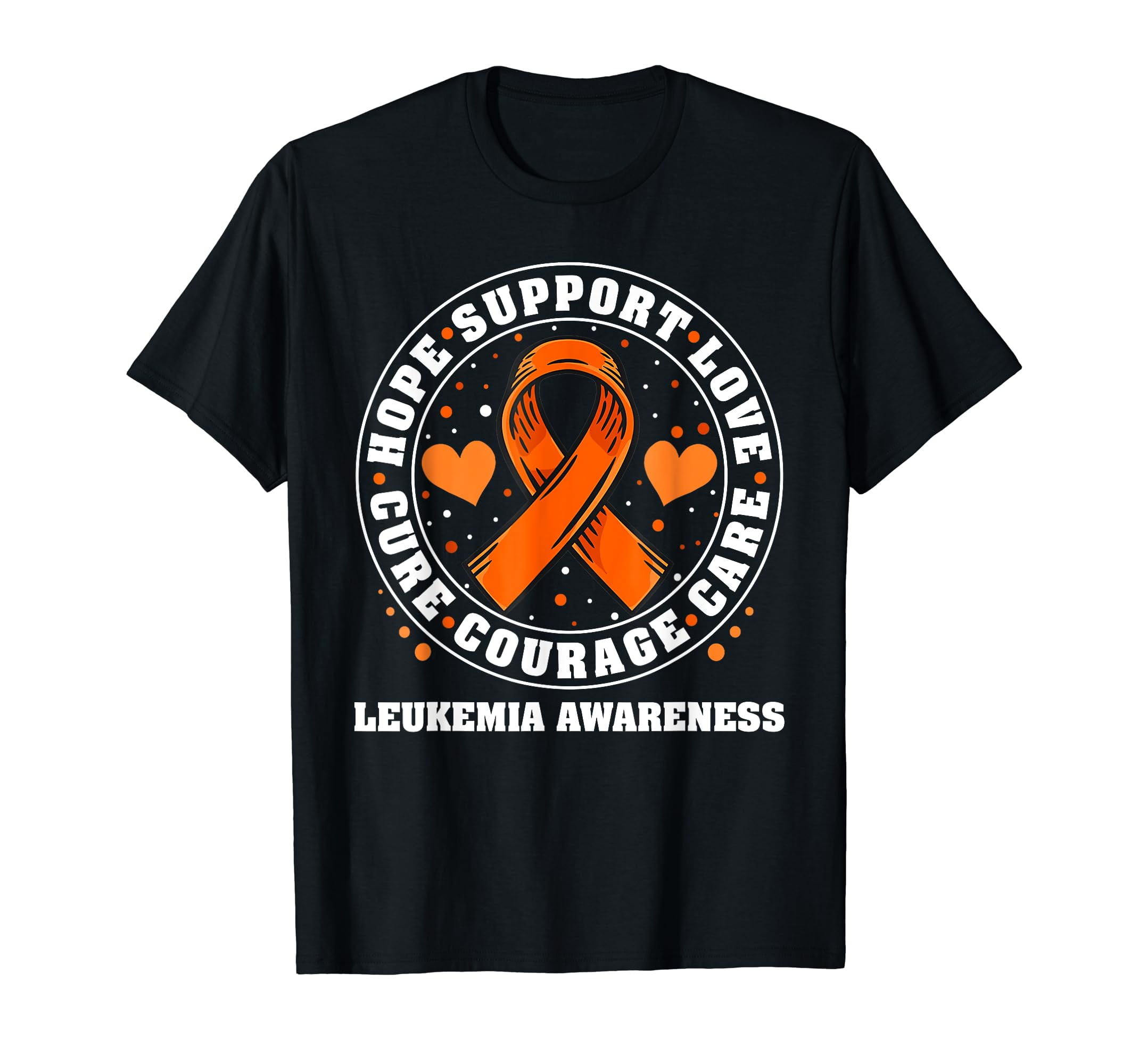 Leukemia Support Blood Cancer Family Leukemia Awareness T-Shirt ...