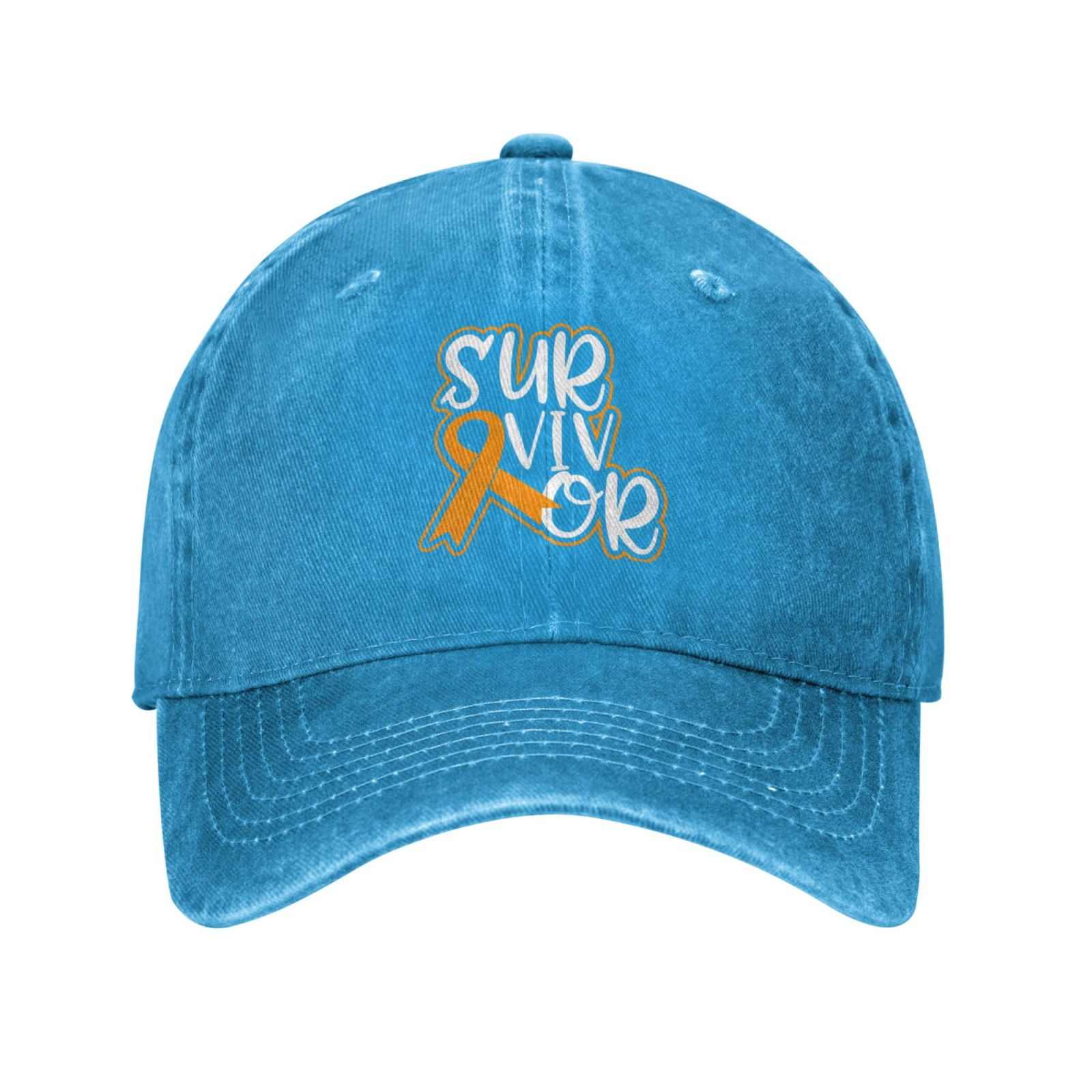 Leukemia Survivor Unisex Denim Baseball Cap Adjustable Vintage Trucker ...