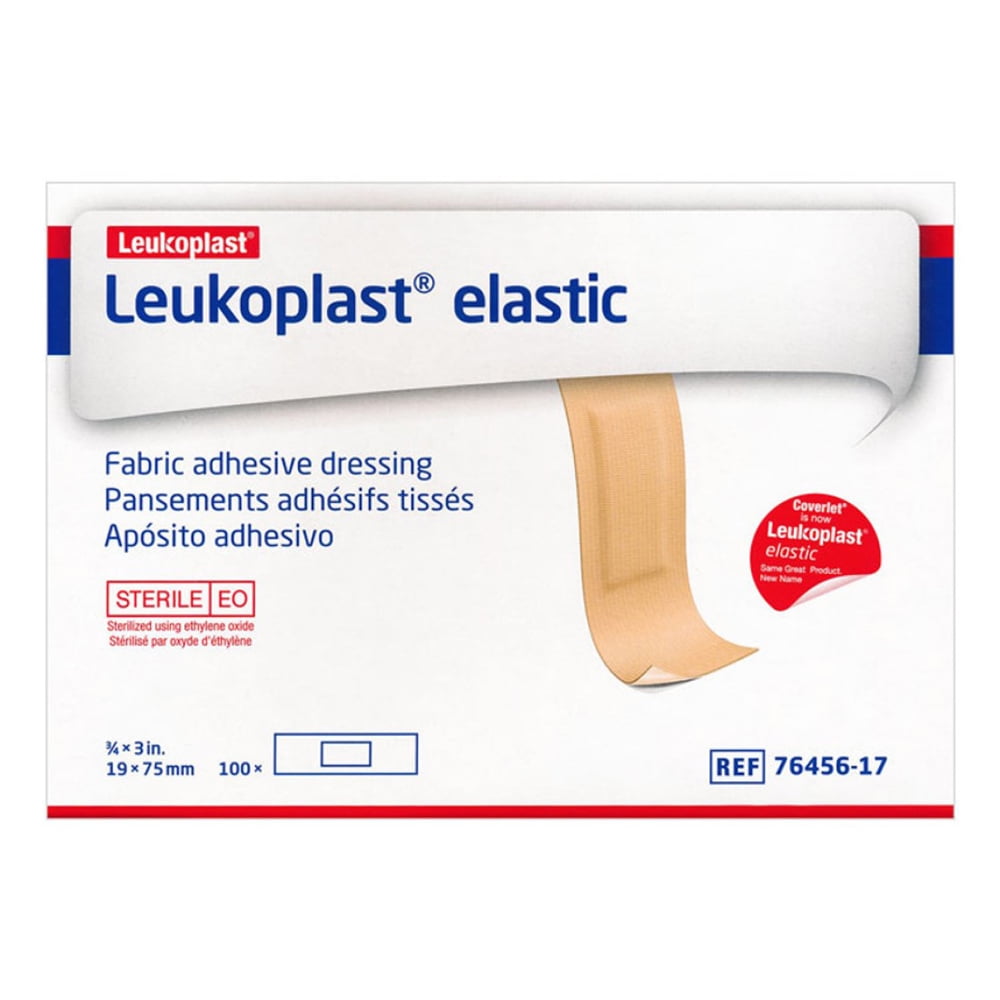Leukoplast Elastic Adhesive Strips, .75 x 3 in. - 100 ct - Walmart.com