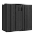 Leukture Outdoor Storage Shed Waterproof Resin Storage Sheds Outdoor ...
