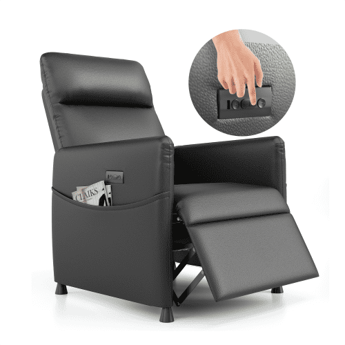 Massa Recliner Chair for Adults, Adjustable Home Theater Seating with ...
