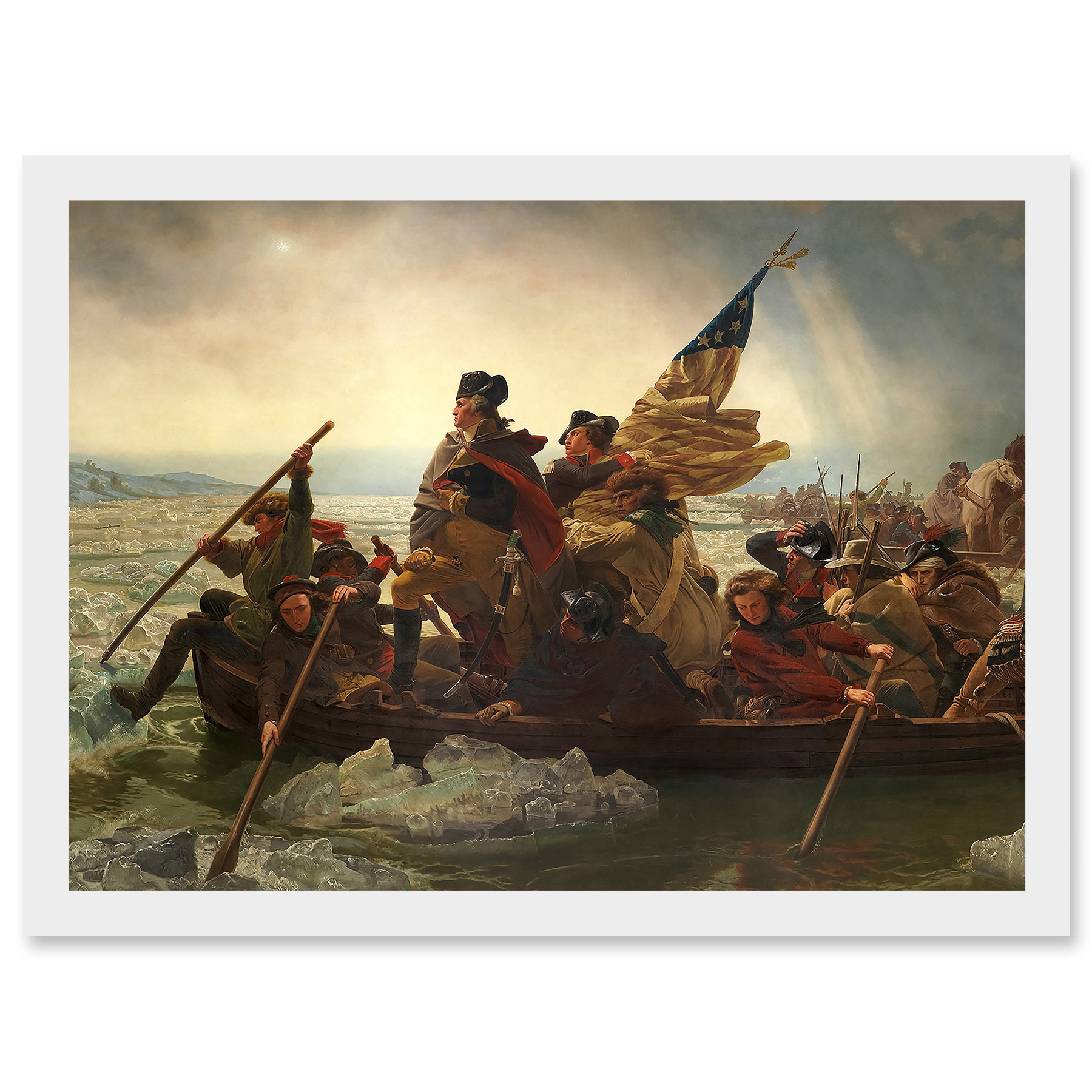 Leutze George Washington Crossing The Delaware Painting American ...