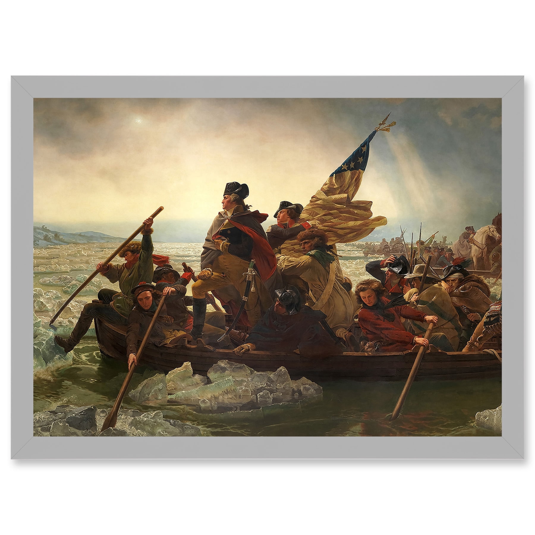 Leutze George Washington Crossing The Delaware Painting American ...