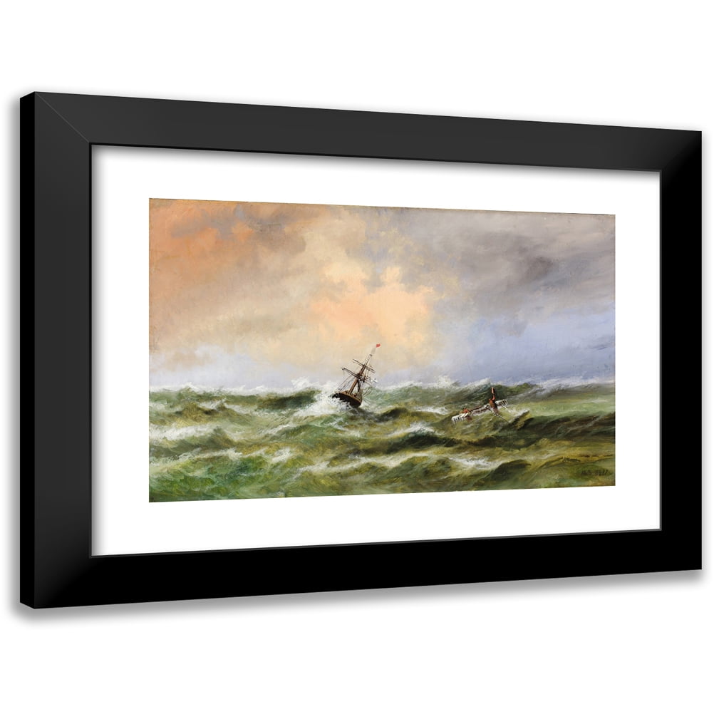 Lev Felixovich Lagorio 24x17 Black Modern Framed Museum Art Print ...