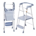 LevLad Toddler Kitchen Step Stool Helper for Kids, Foldable Learning ...